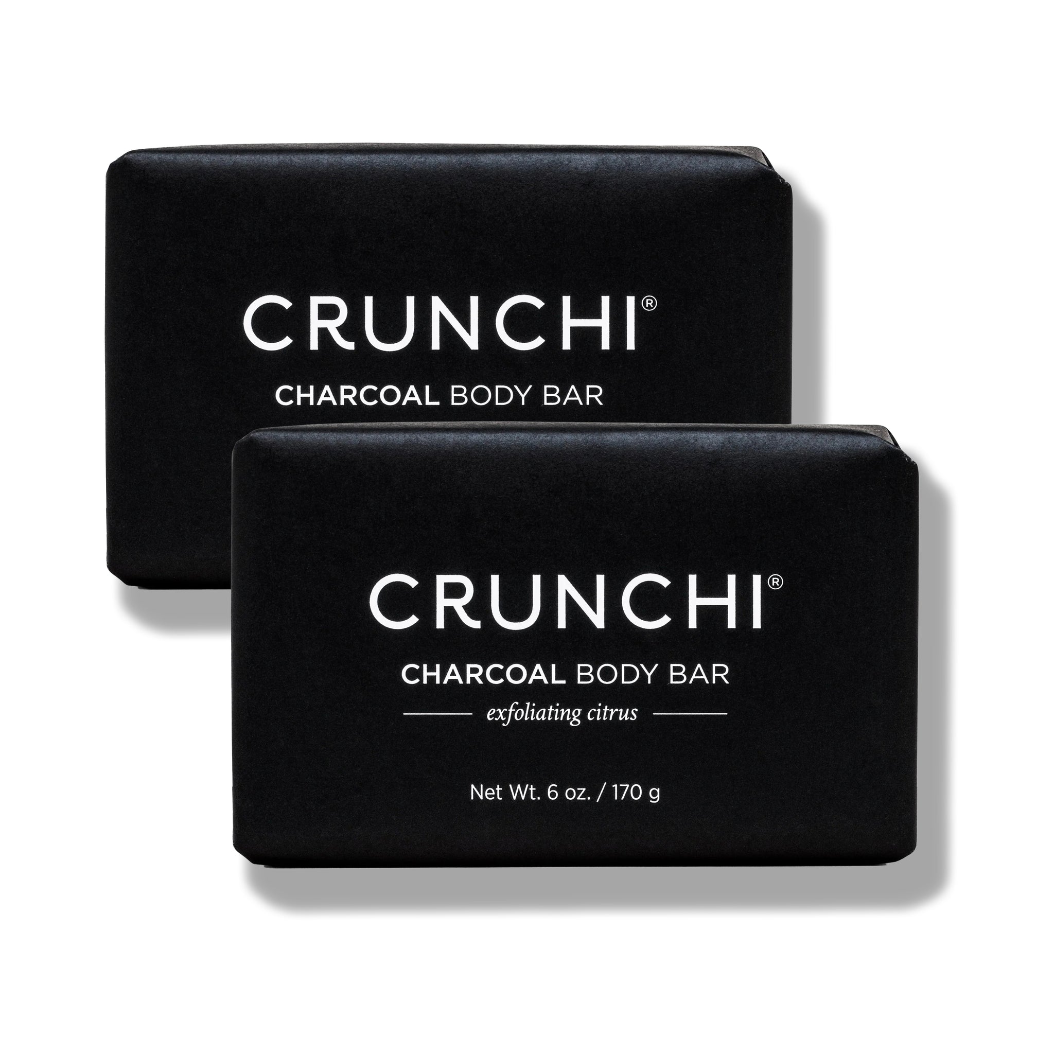 Charcoal Body Bar | Detoxifying Cleanser | Crunchi