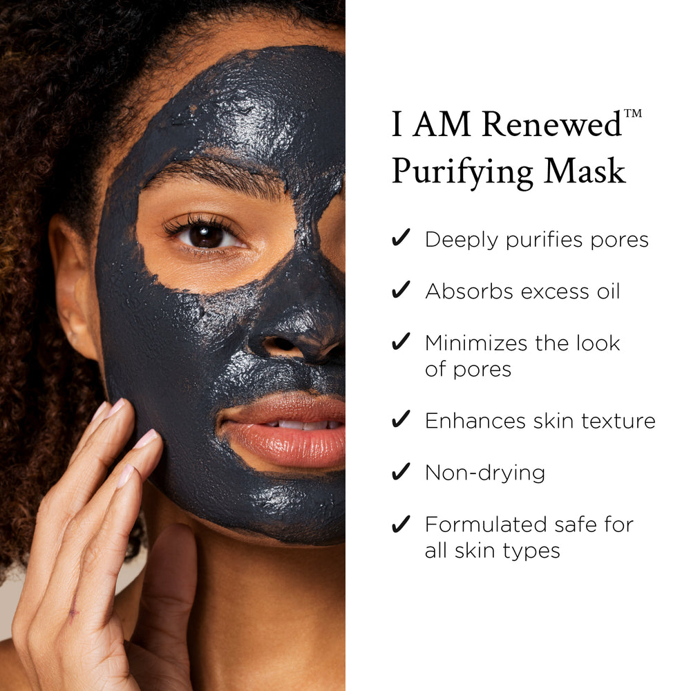 I AM Renewed Purifying Mask | Detoxifying Clean Beauty | Crunchi