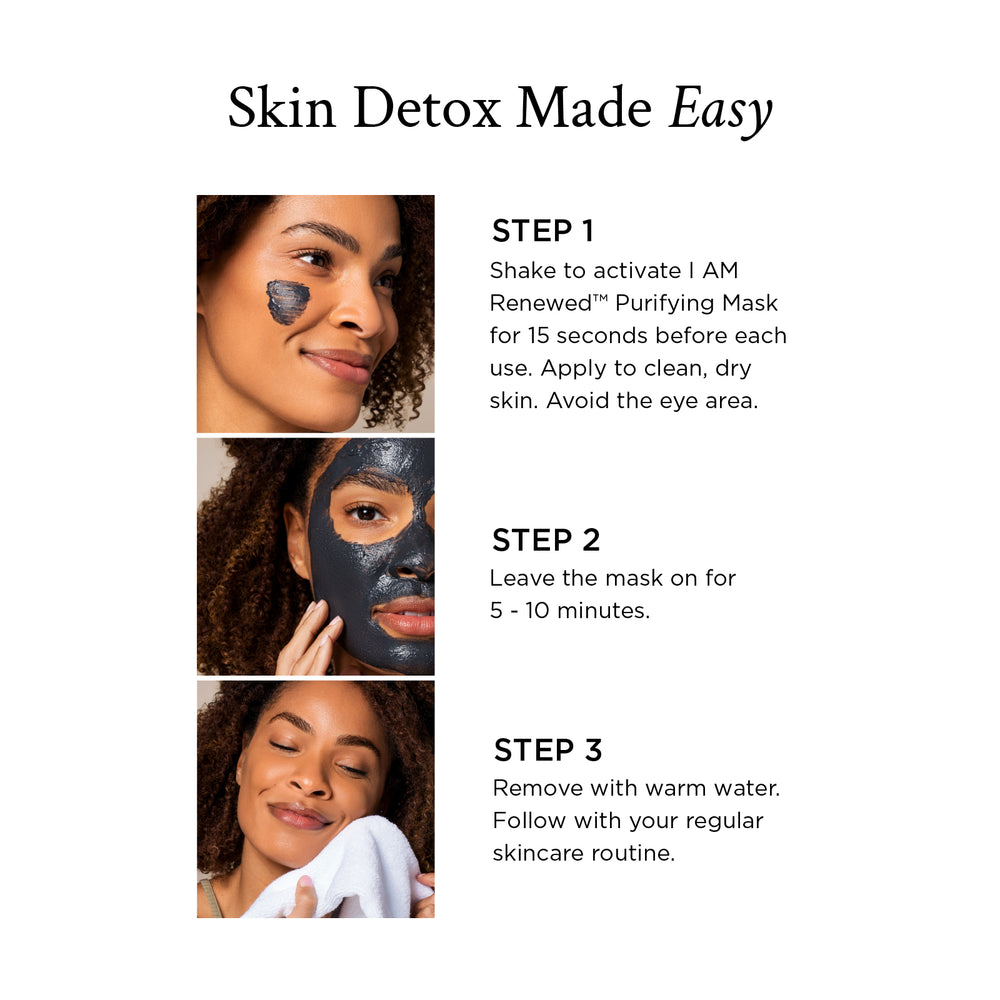 I AM Renewed Purifying Mask | Detoxifying Clean Beauty | Crunchi
